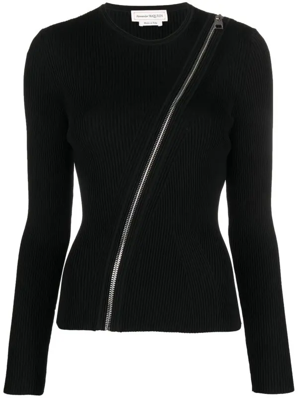 Alexander McQueen Zip-detail Sweatshirt