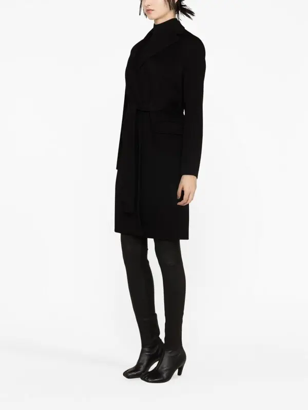 Theory Belted Wool-cashmere Coat