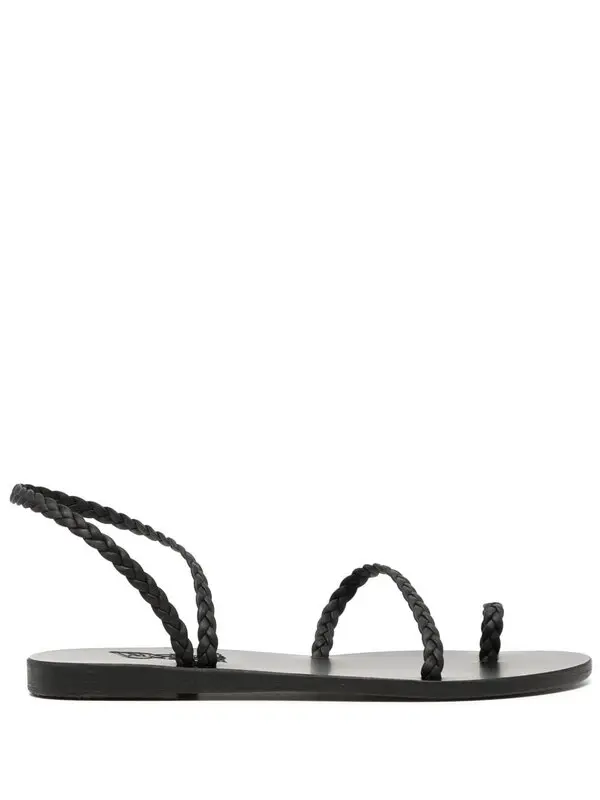 ANCIENT GREEK SANDALS Eleftheria Sandals - Black