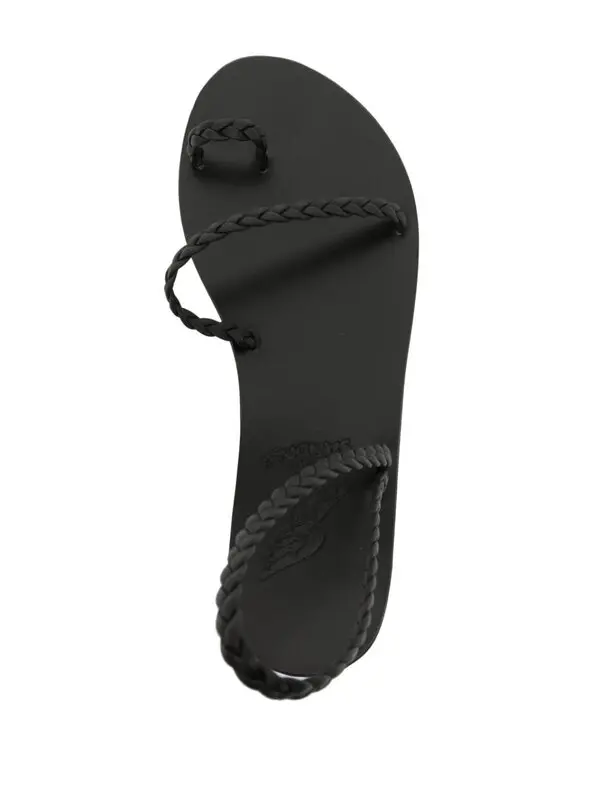ANCIENT GREEK SANDALS Eleftheria Sandals - Black