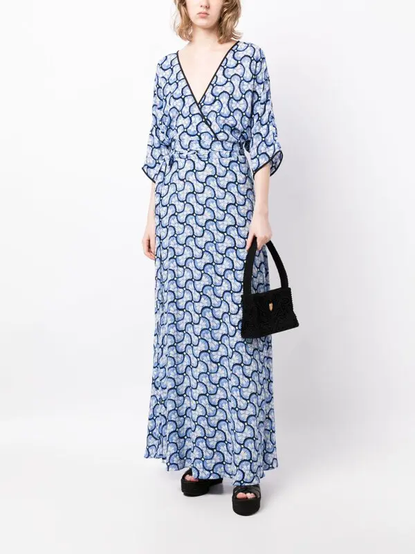 chinese dress ladies Eloise Faux Wrap Dress – Diane von Furstenberg HongKong main image 0