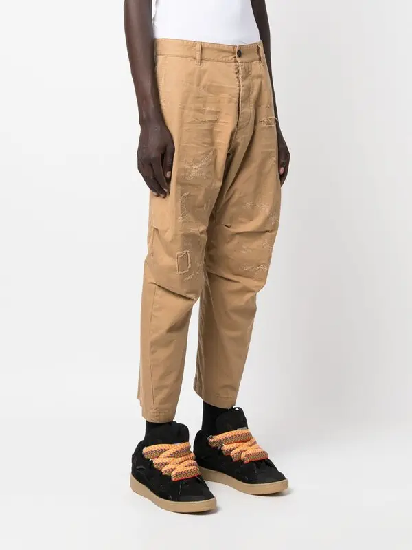 Dsquared2 Distressed Tapered Trousers