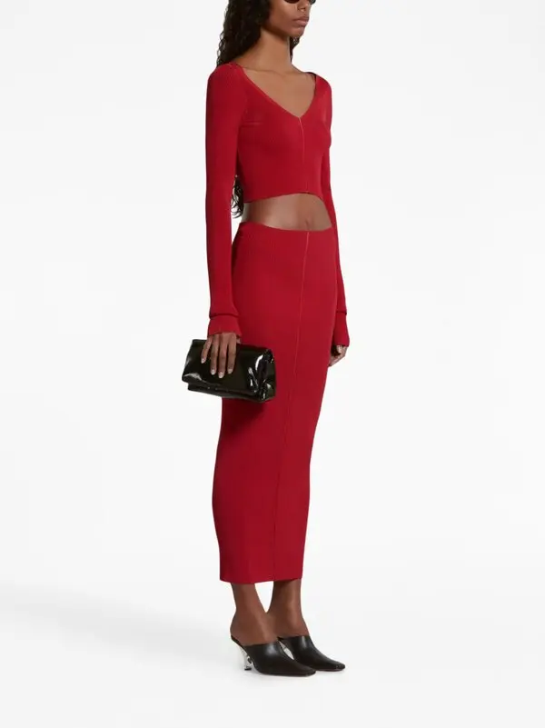 Marni Ribbed Pencil Skirt