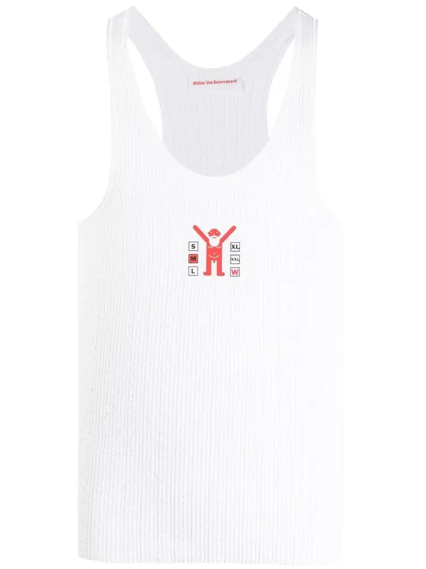 WALTER VAN BEIRENDONCK Jock Graphic-print Tank Top