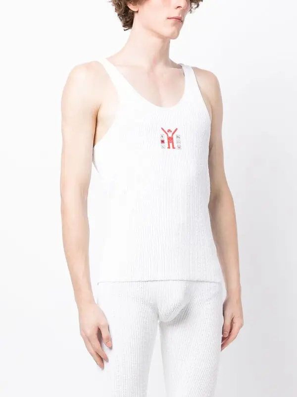 WALTER VAN BEIRENDONCK Jock Graphic-print Tank Top
