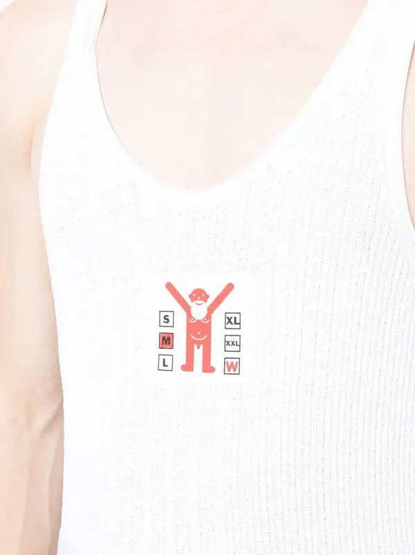 WALTER VAN BEIRENDONCK Jock Graphic-print Tank Top