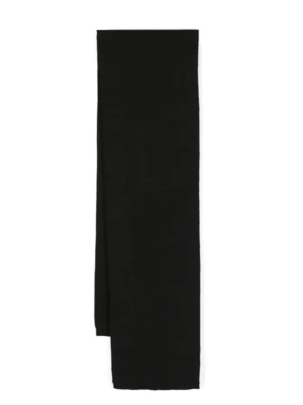 Moschino Logo-intarsia Wool-blend Scarf
