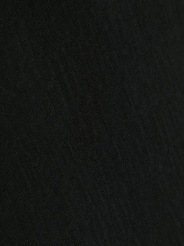 Moschino Logo-intarsia Wool-blend Scarf
