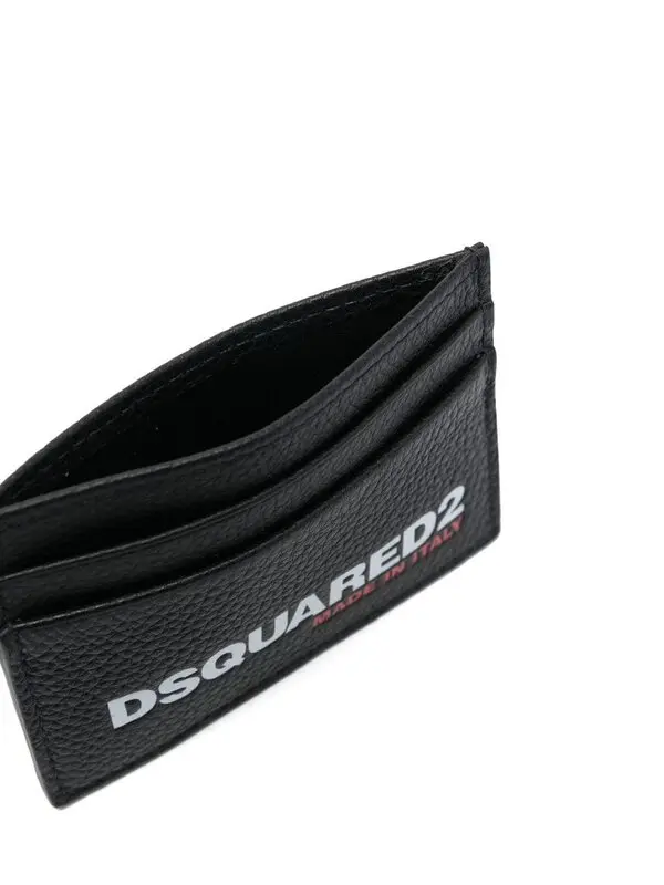 Dsquared2 Logo-print Leather Cardholder