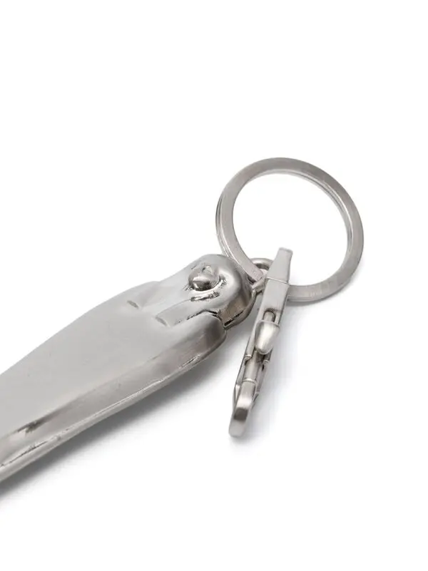 Rick Owens Sarcofago リックオウエンス キーホルダー Rick Owens Sarcofago Brass Keychain - Silver | Editorialist