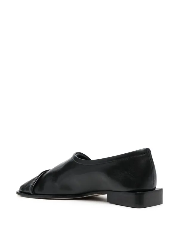 Hereu Cut-out Leather Loafers
