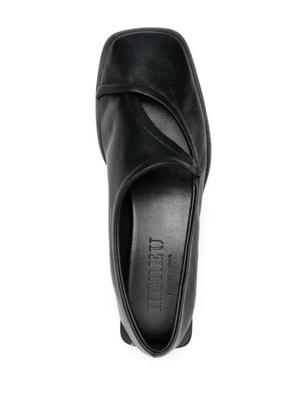 Hereu Cut-out Leather Loafers