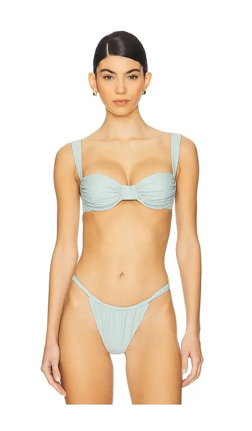 BELLE ANNA Oracle Bikini Top - Moss