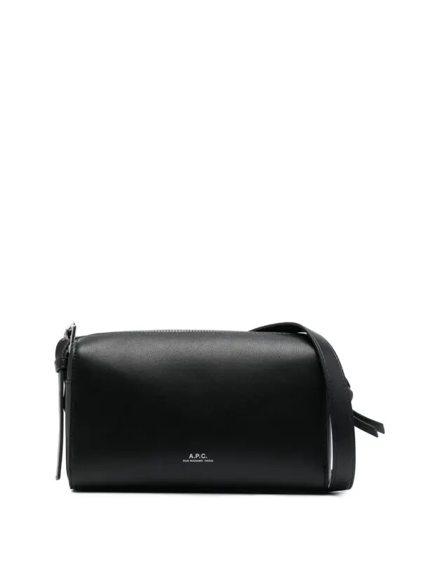 A.p.c. Nino Faux-leather Messenger Bag - Black