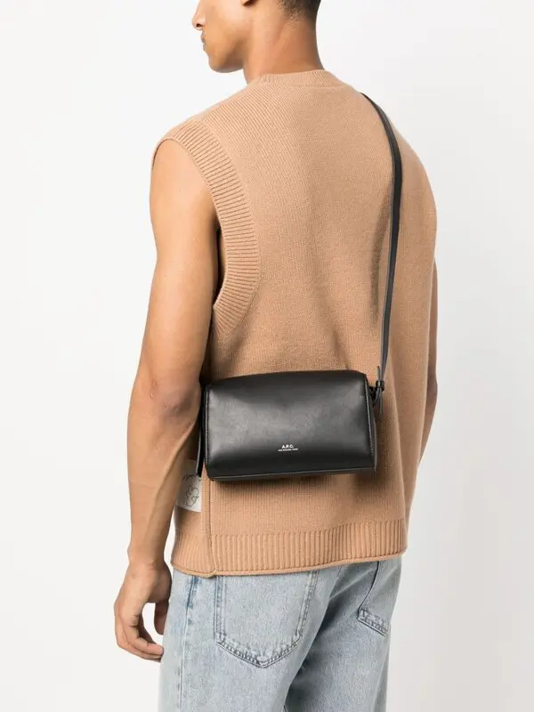 A.p.c. Nino Faux-leather Messenger Bag
