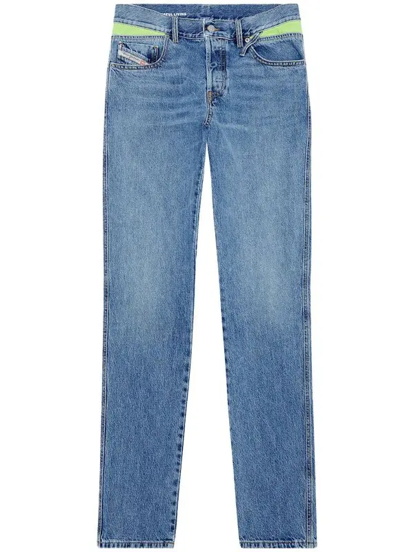 DIESEL® 1995 D-sark 09g93 Straight-leg Jeans - Blue