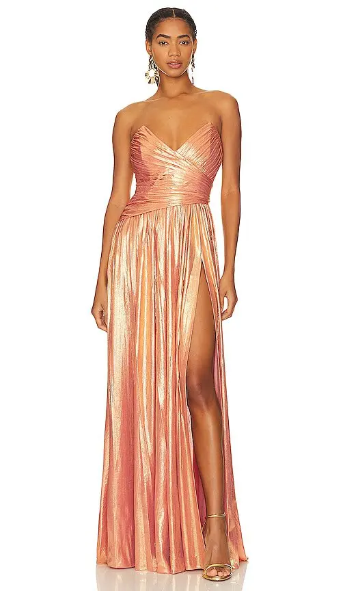 Retrofete Waldorf Gown - Apricot