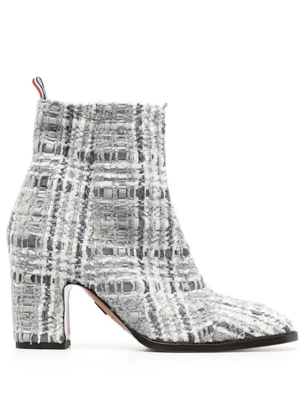 Thom Browne Tweed Ankle Boots