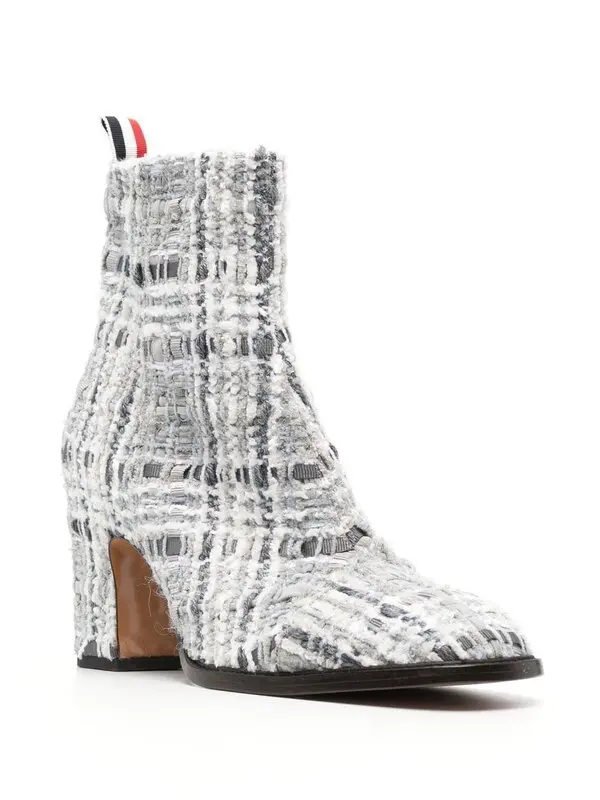 Thom Browne Tweed Ankle Boots