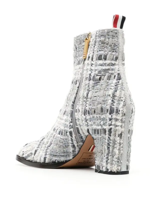 Thom Browne Tweed Ankle Boots