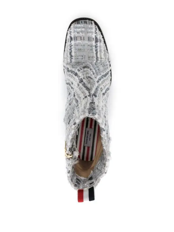 Thom Browne Tweed Ankle Boots