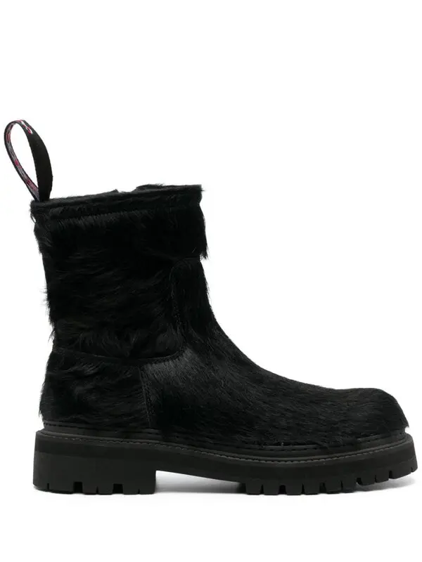 Camper Eki Calf-hair Ankle Boots