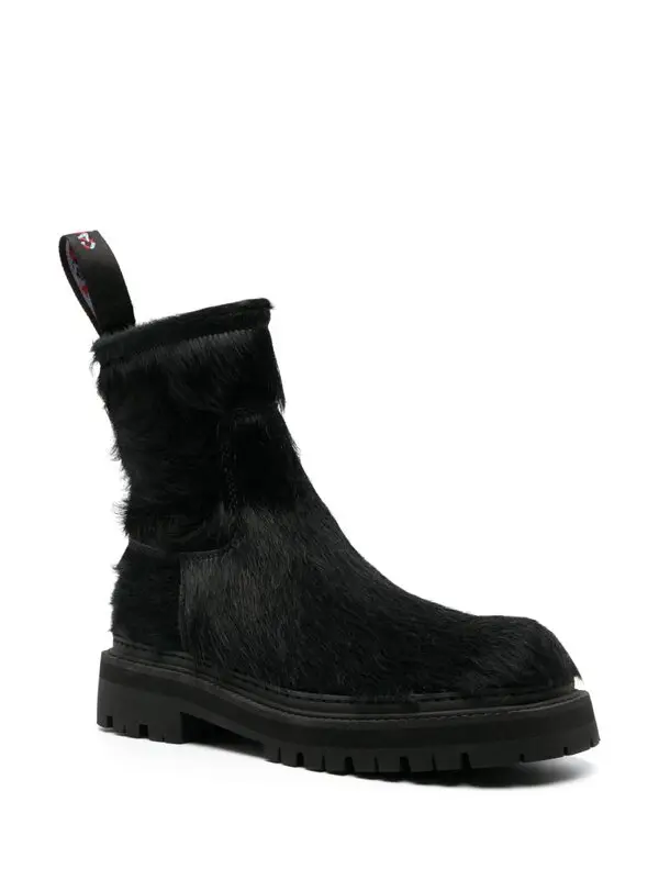 Camper Eki Calf-hair Ankle Boots