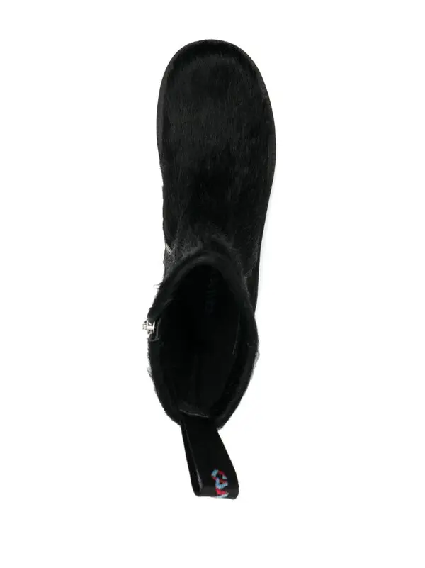 Camper Eki Calf-hair Ankle Boots
