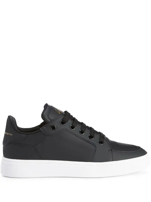 GIUSEPPE ZANOTTI Gz94 Leather Sneakers - Black