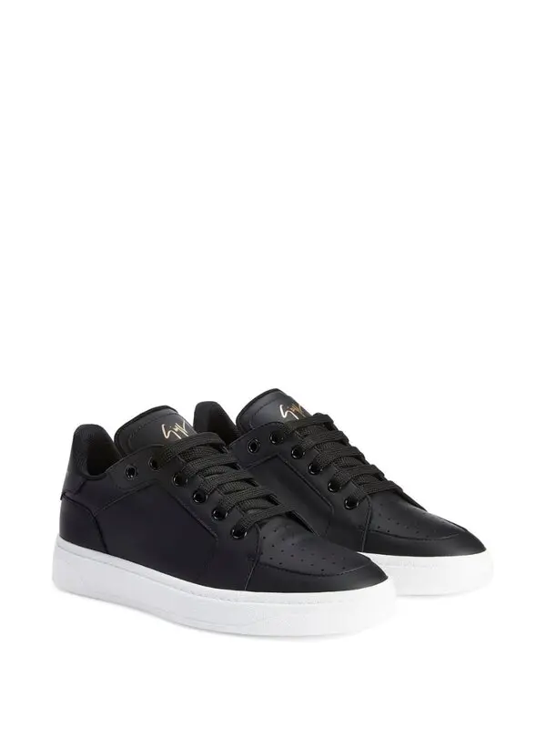 GIUSEPPE ZANOTTI Gz94 Leather Sneakers - Black