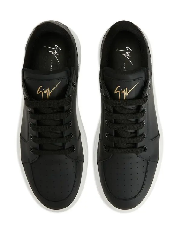 GIUSEPPE ZANOTTI Gz94 Leather Sneakers - Black