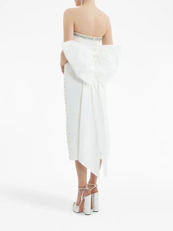 Rebecca Vallance Alpine Bow-detail Midi Dress