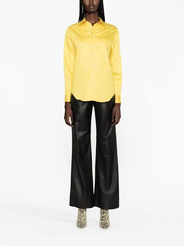 Zadig&Voltaire Taskiz Slogan-embroidered Cotton Shirt