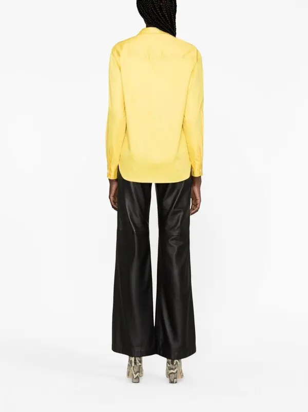Zadig&Voltaire Taskiz Slogan-embroidered Cotton Shirt