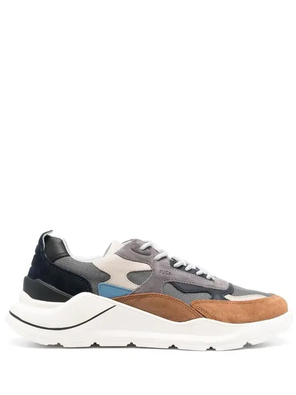 D.a.t.e. Fuga Panelled Sneakers - Brown