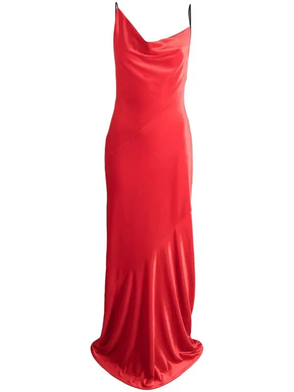 Philosophy Di Lorenzo Serafini Cowl-neck Maxi Dress - Red