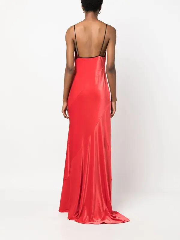 Philosophy Di Lorenzo Serafini Cowl-neck Maxi Dress - Red