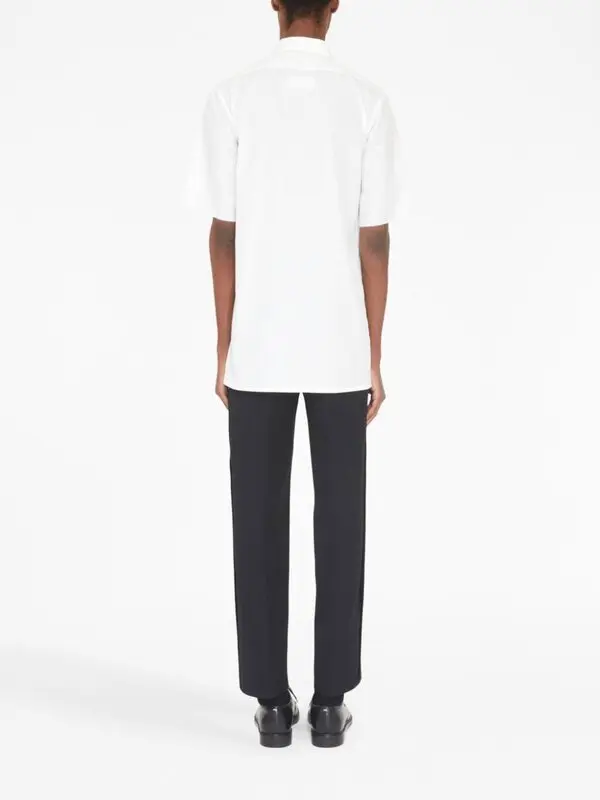 MAISON MARGIELA Four-stitch Short-sleeve Shirt - White