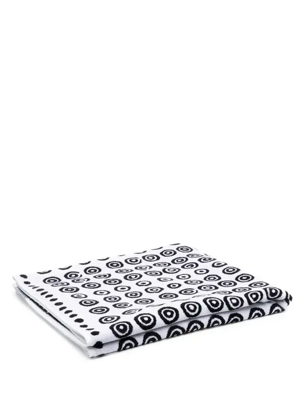 Sundek X 10 Corso Como Graphic-print Beach Towel - Black