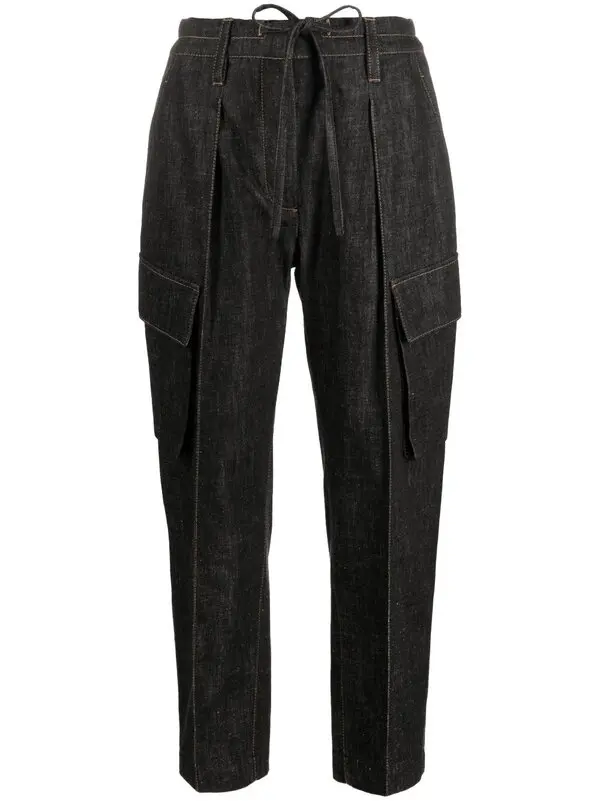 Brunello Cucinelli Cropped Denim Trousers