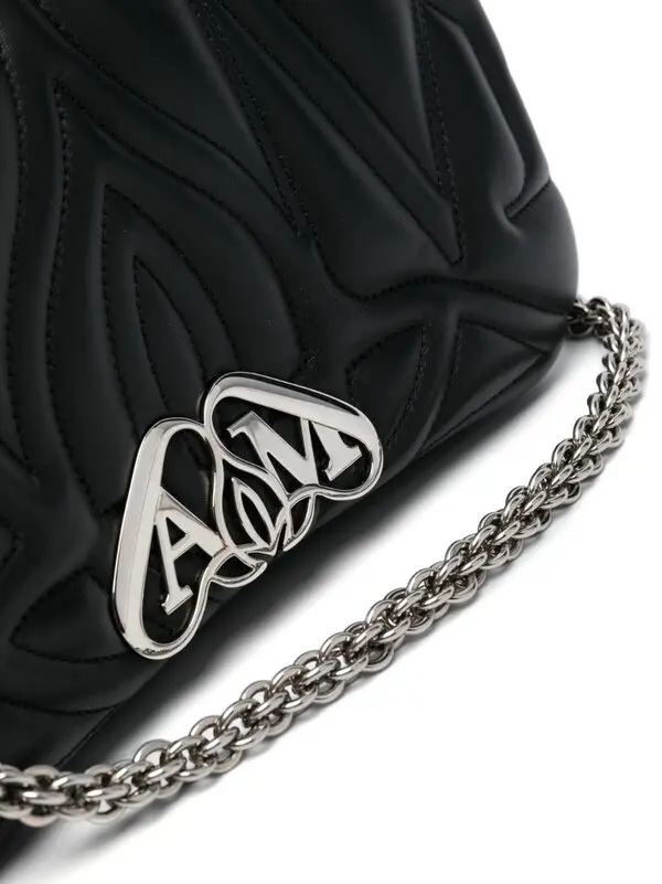 Alexander McQueen The Seal Shoulder Bag - Black