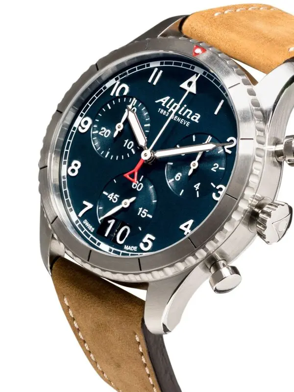 ALPINA Startimer Pilot Chronograph Big Date 41mm - Blue