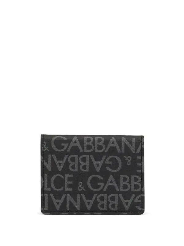 Dolce & Gabbana Monogram-jacquard Bi-fold Cardholder