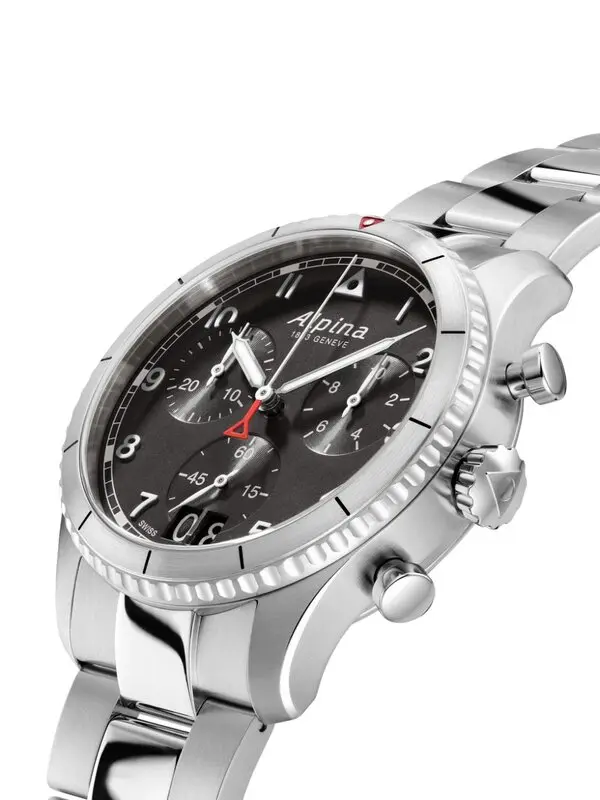 ALPINA Startimer Pilot Chronograph Big Date 41mm - Black