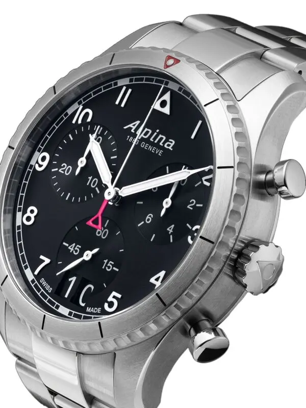 ALPINA Startimer Pilot Chronograph Big Date 41mm - Black