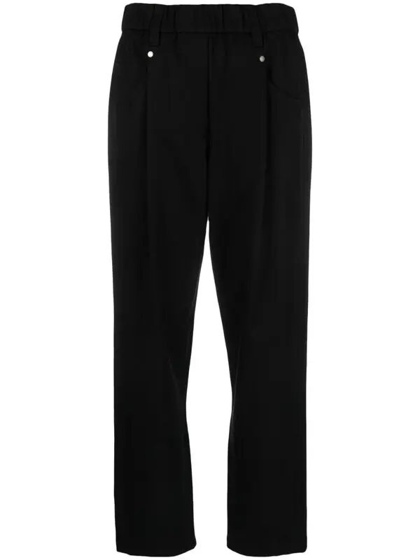 Brunello Cucinelli Cropped Straight-leg Trousers