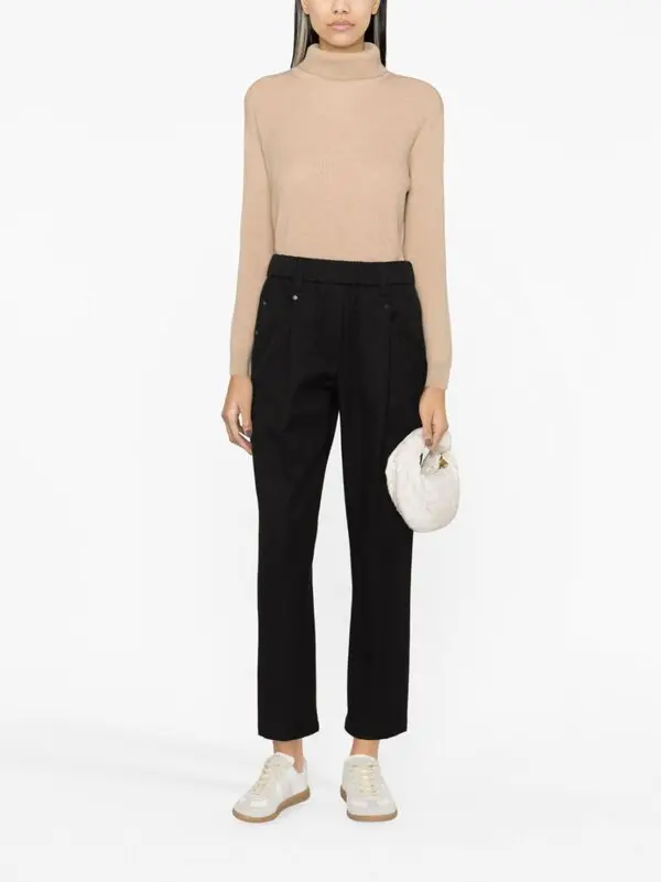 Brunello Cucinelli Cropped Straight-leg Trousers