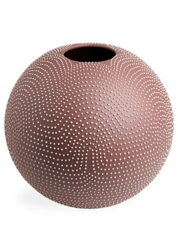 NUOVE FORME Arcadia Textured-finish Vase - Brown