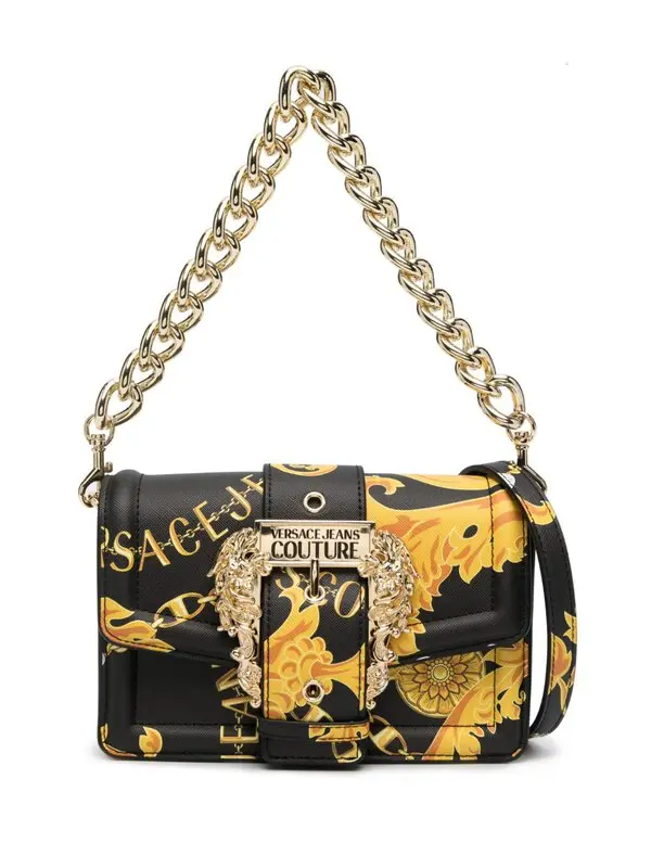 Versace Chain Couture Faux-leather Crossbody Bag