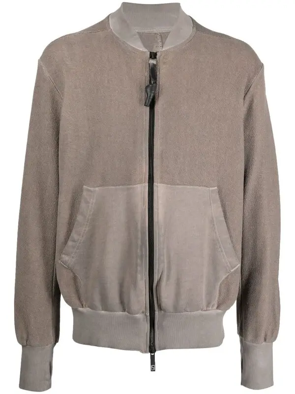 ISAAC SELLAM EXPERIENCE Exposed-seam Zip-up Bomber Jacket